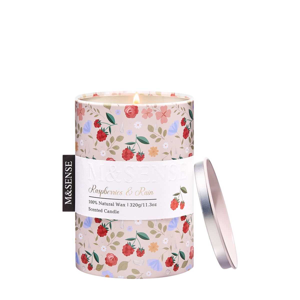Raspberries Rain Classic Candle – M&SENSE